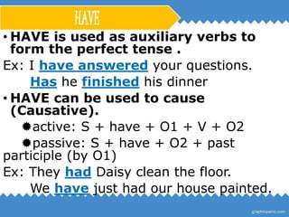 Verb and verbals | PPTX