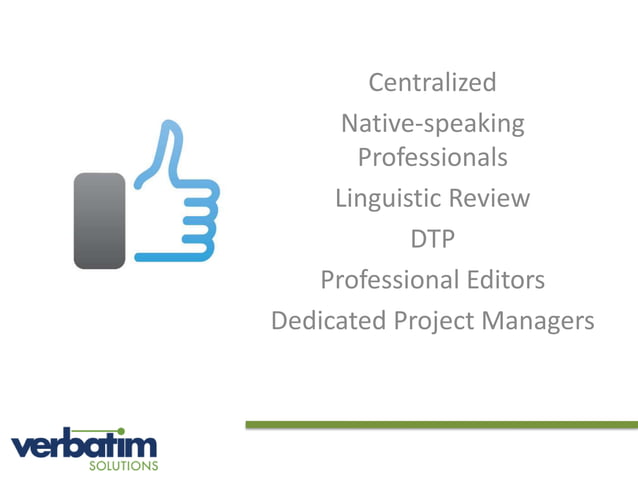 Verbatim Solutions | PPT