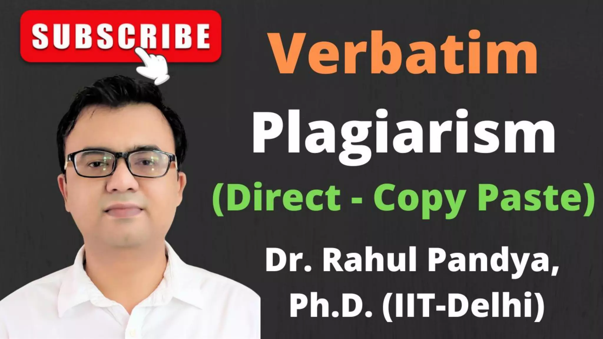 Verbatim Plagiarism | Direct Plagiarism | Direct Copy Paste | Types of ...
