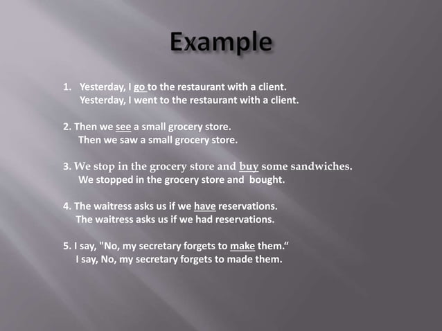 Verb Auxiliary Did , Verb To Be in Simple Past | PPT