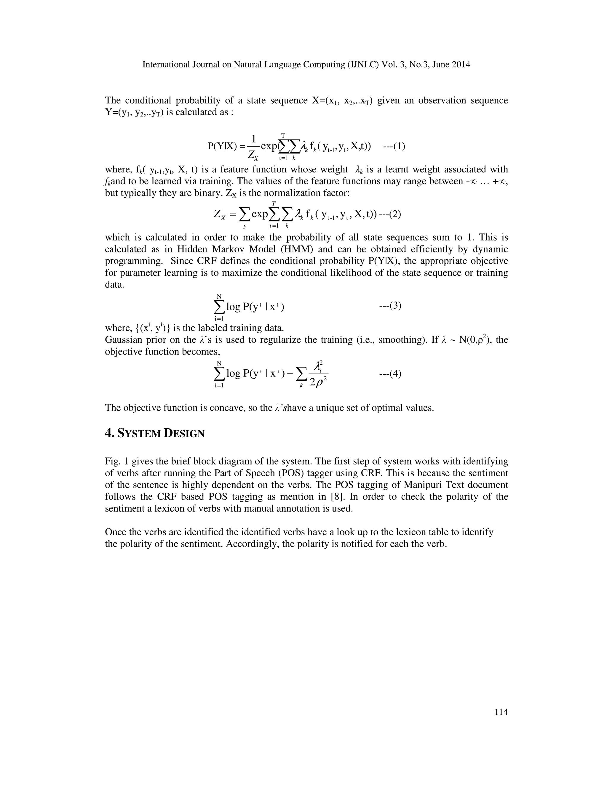 Verb based manipuri sentiment analysis | PDF
