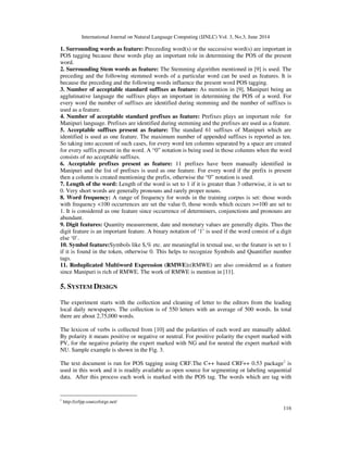 Verb based manipuri sentiment analysis | PDF