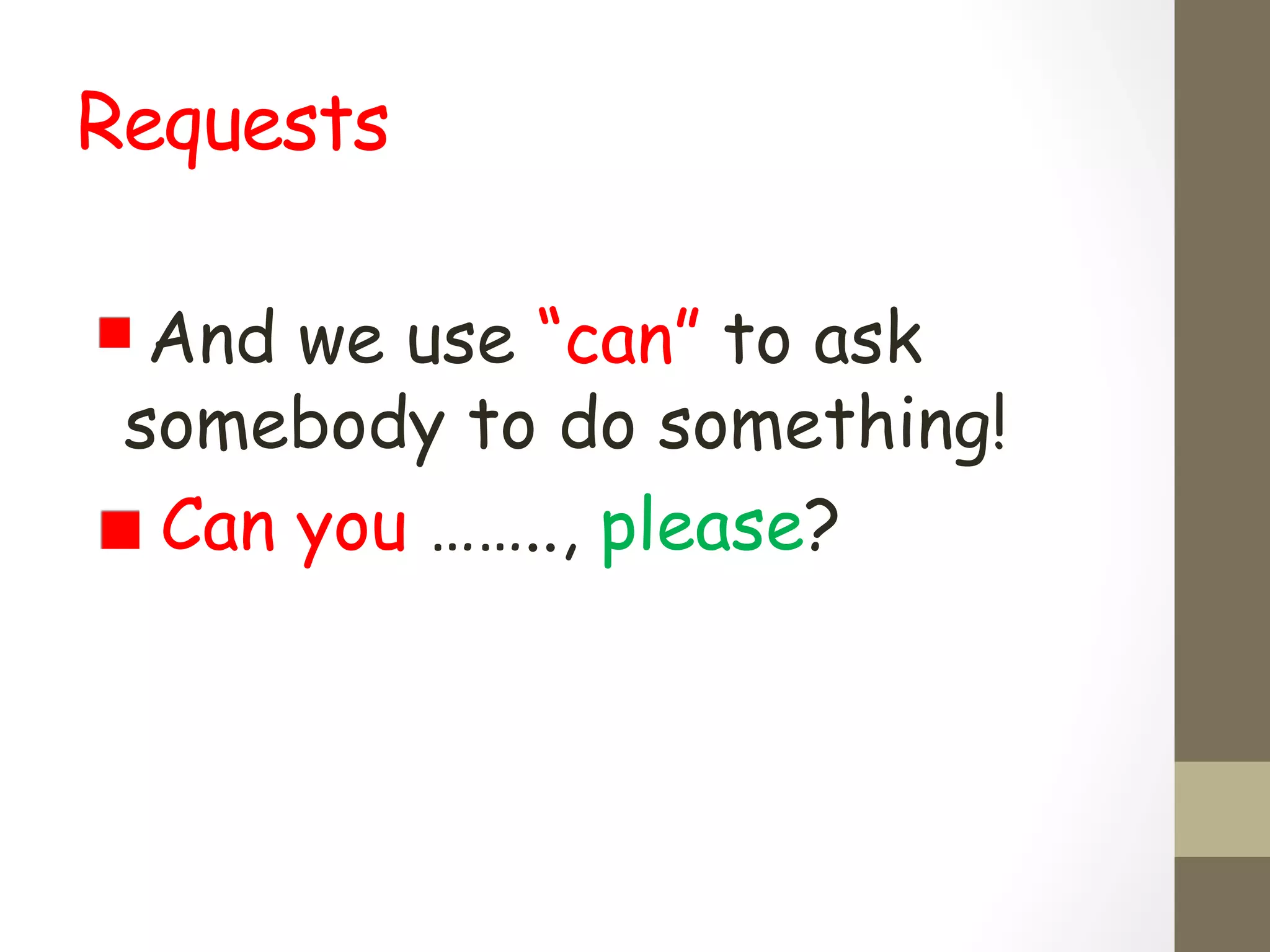 Verb can | PDF