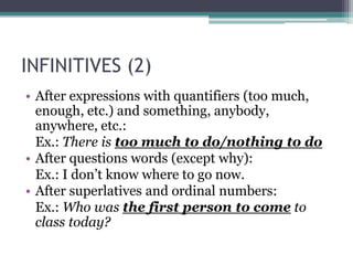 Verb complementation (2) | PPT