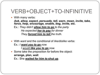 Verb complementation I | PPTX