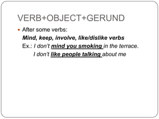 Verb complementation I | PPTX