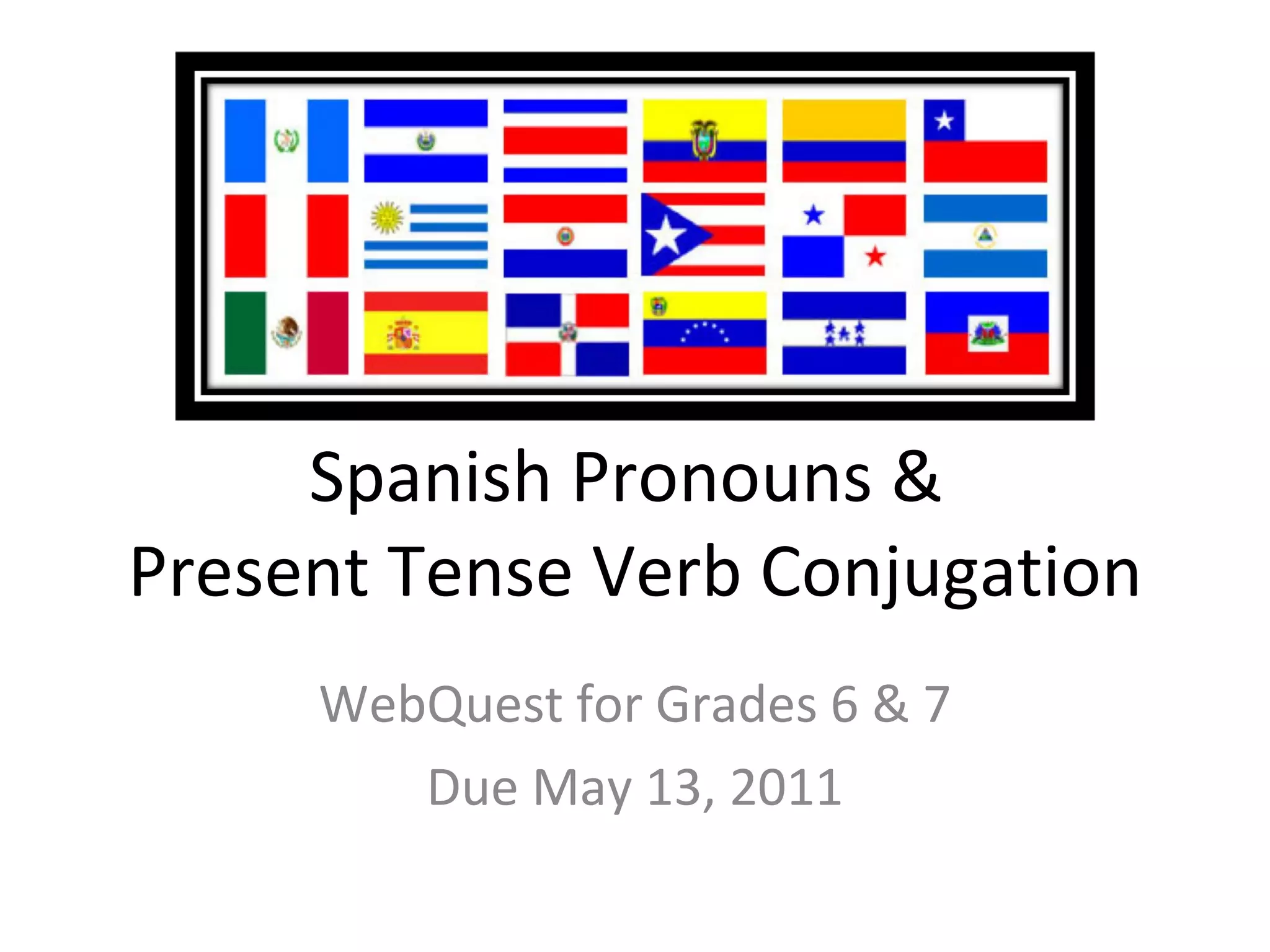 Verb conjugation | PPT