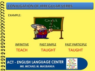 Verb conjugation by MICHAEL MAGBANUA | PPT