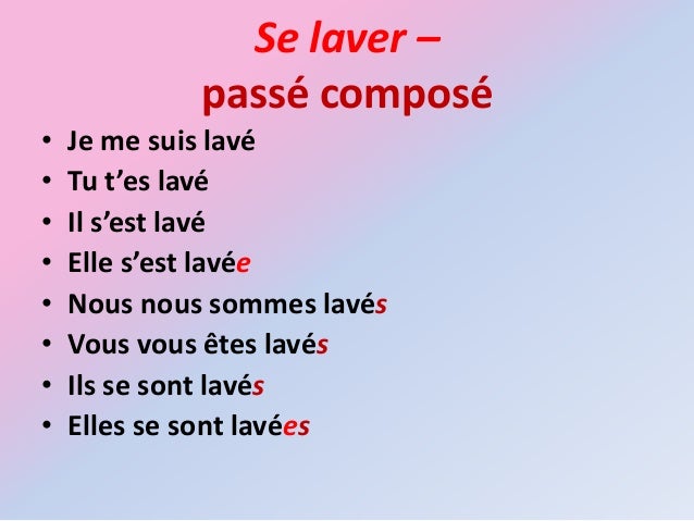 Verbe Se Lever Au Passé Composé - Communauté MCMS Verbe Se Lever Au Passé Composé - Communauté MCMS