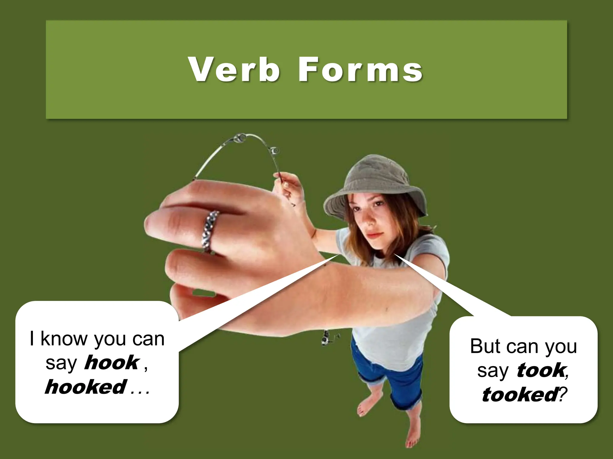 verb forms regular and irregular for students | PPT