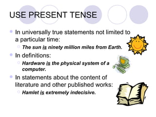 Verb forms and tenses | PPT