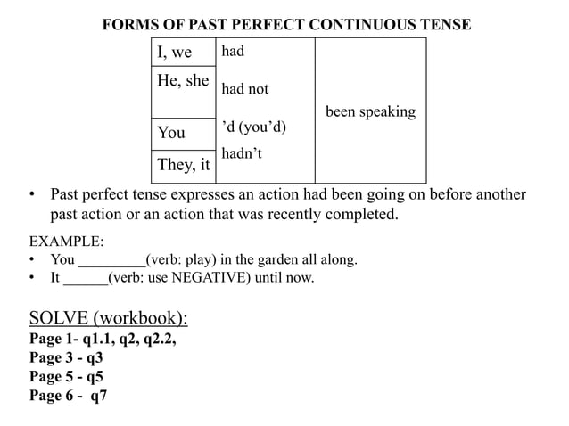 Verb forms tenses class 9 cbse | PPTX
