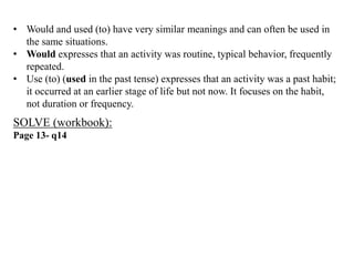 Verb forms tenses class 9 cbse | PPTX