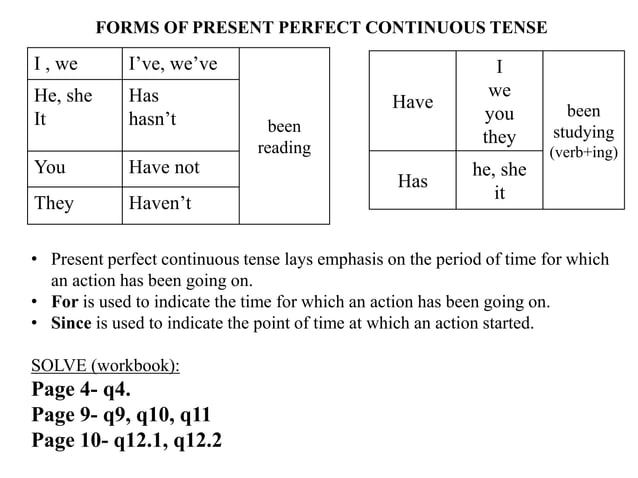 Verb Forms Tenses Class 9 Cbse