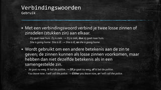 Verbindingswoorden | PPTX