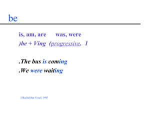Verb in english overview | PPT