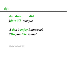 Verb in english overview | PPT