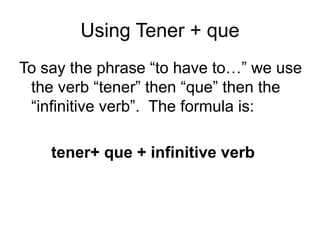 Verb infinitives | PPT