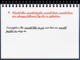 Verb+ infinitive; verb + infinitive without to | PPT