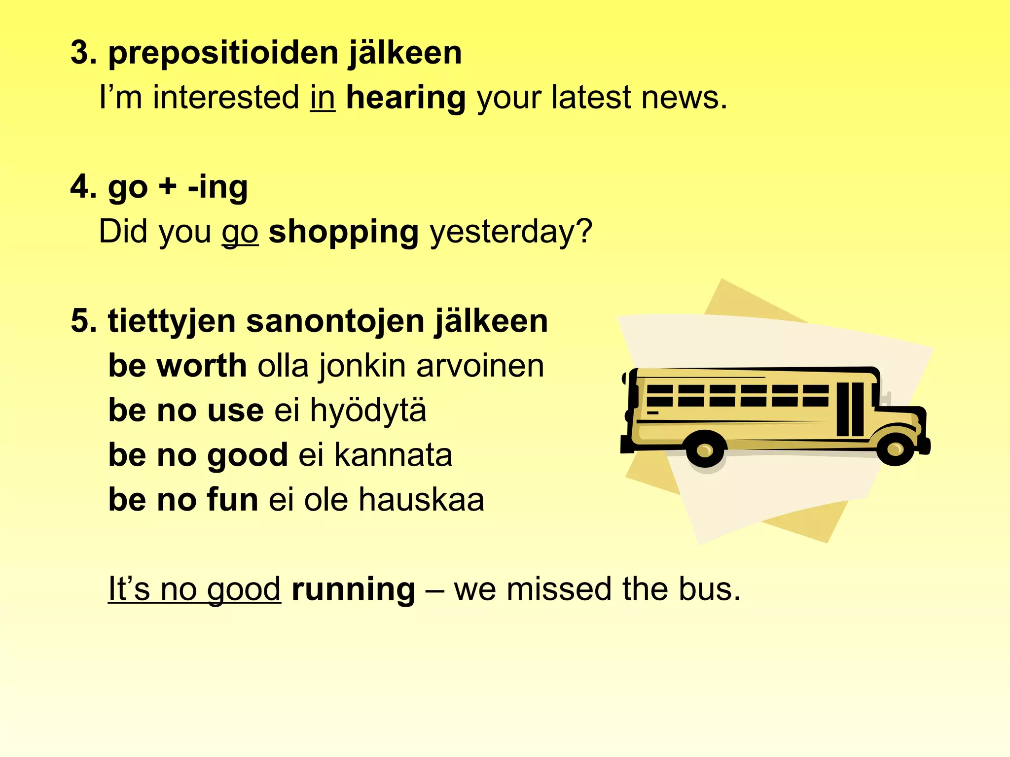 Verbin ing muoto | PPT