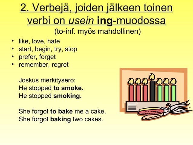 Verbin ing muoto | PPT