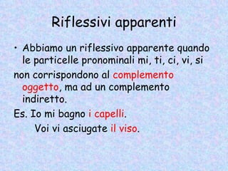 Verbi riflessivi | PPT