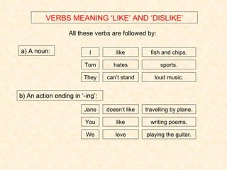 Verb 'like' | PPT