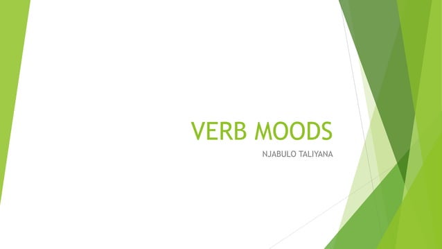 VERB MOODS .pptx