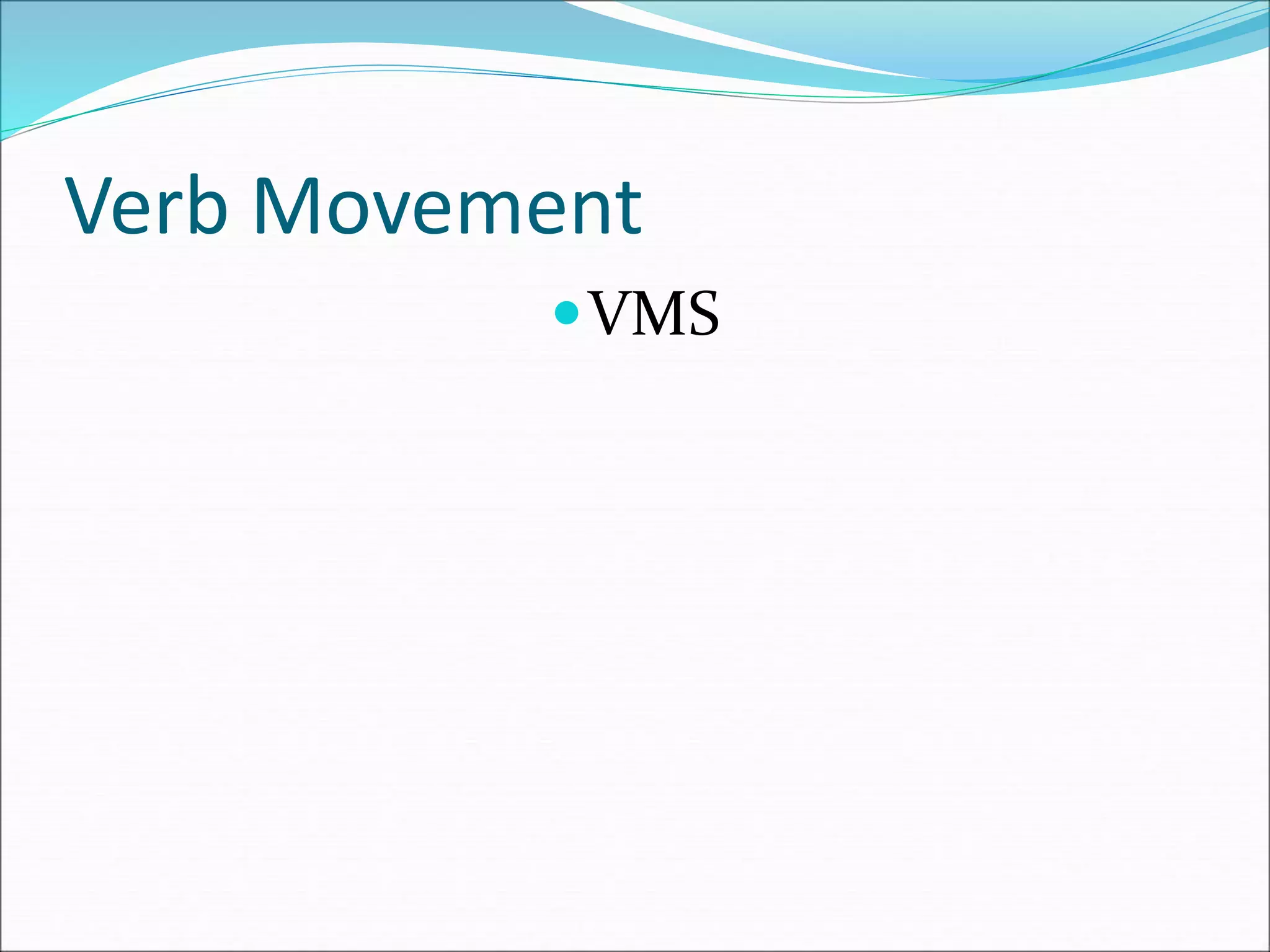 verb movements.ppt