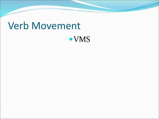verb movements.ppt