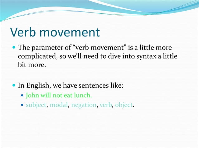 verb movements.ppt | Free Download