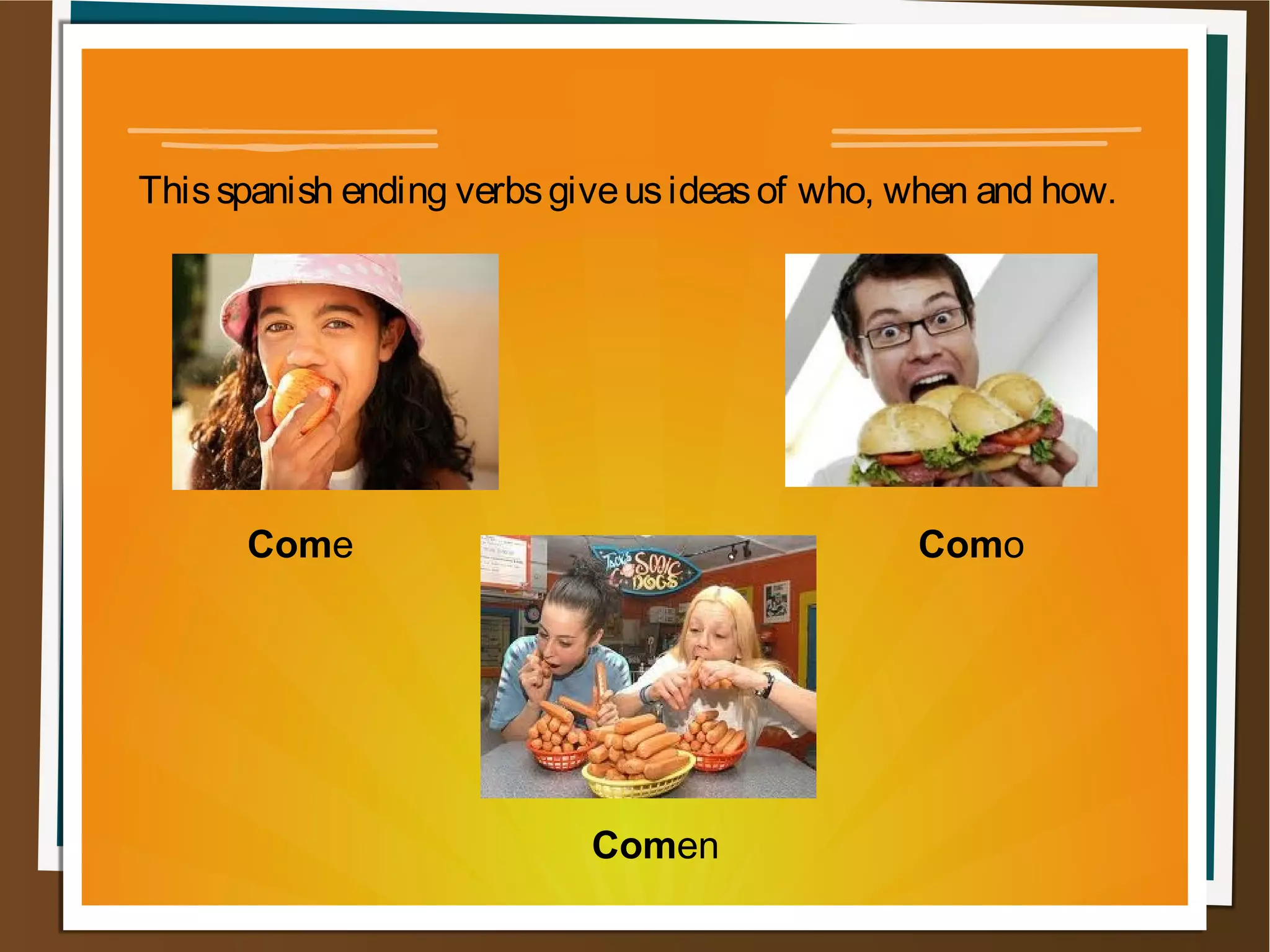 Introduction to spanish verbs | ODP