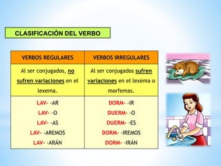 Verbo 3 secundaria | PPTX