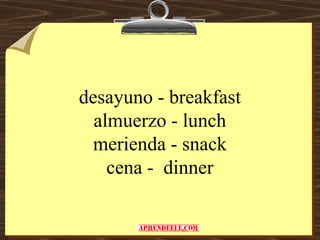 Verbo comer | PPT