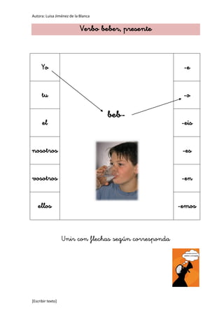 Verbos comer y beber en presente | PDF