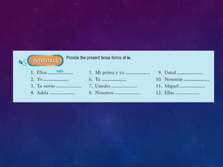 Verbo ir (to go) | PPTX