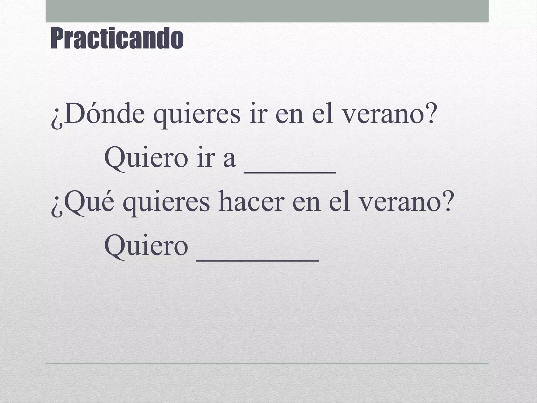 Verbo irregular QUERER | PPT