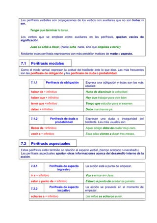 Los Verbos | PDF | Descarga Gratuita