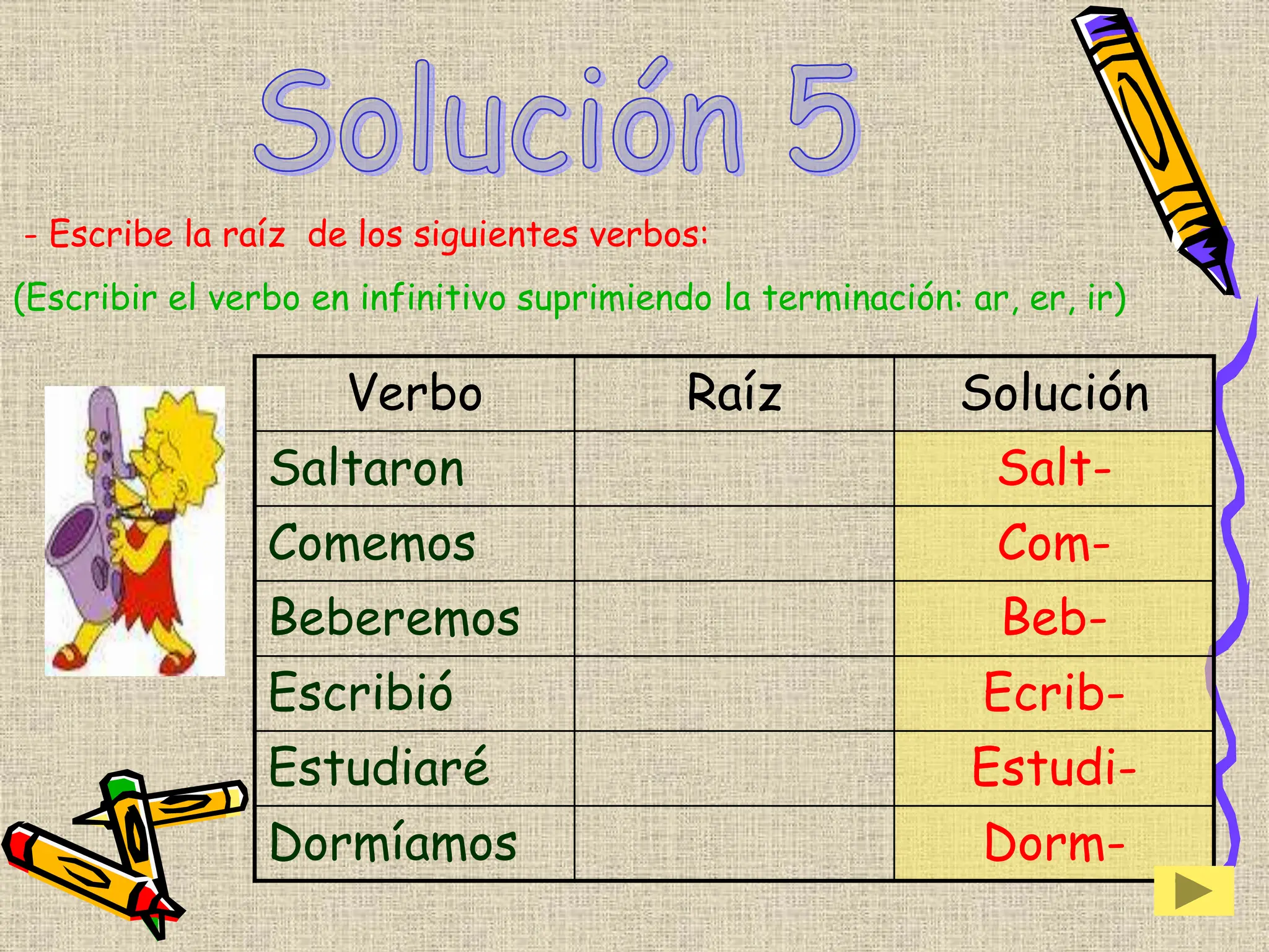 VERBOS.El verbo es la parte de la oraciónppt | PPT