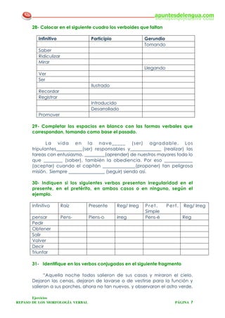 Verbos ficha03 | PDF