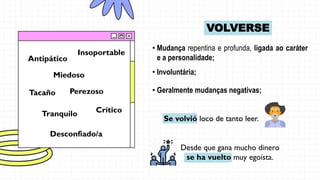 Verbos de cambio | PPTX