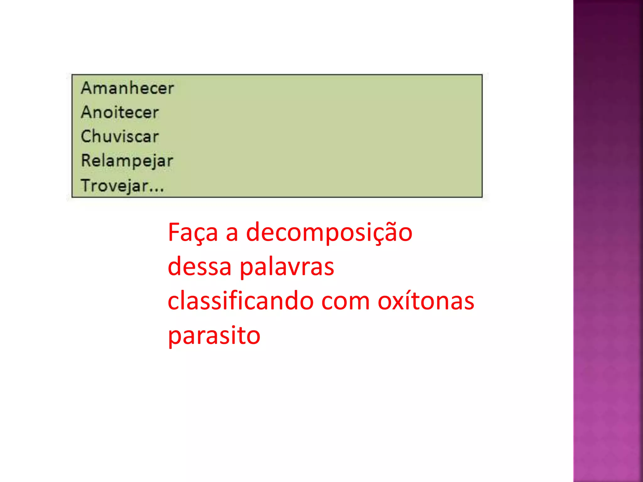 Verbos defectivos | PPT