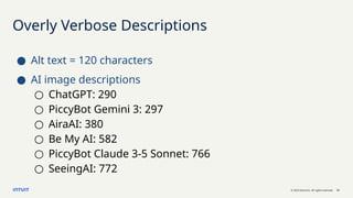 Verbose AI: The Accessibility Challenge - CSUN 2025 | PPT