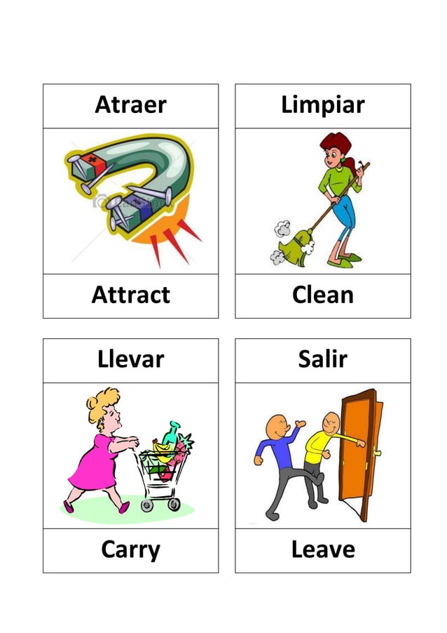 Verbos En Ingles Con Imagenes