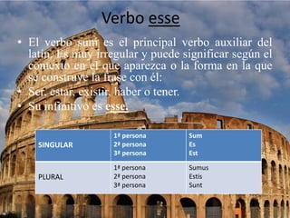 Verbos en latín | PPTX