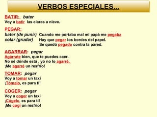 Verbos especiales | PPT