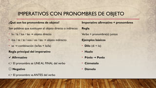 Comprehensive Guide to Spanish Imperative Mood: Regular and Irregular ...