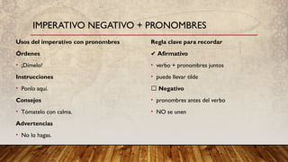 Comprehensive Guide to Spanish Imperative Mood: Regular and Irregular ...
