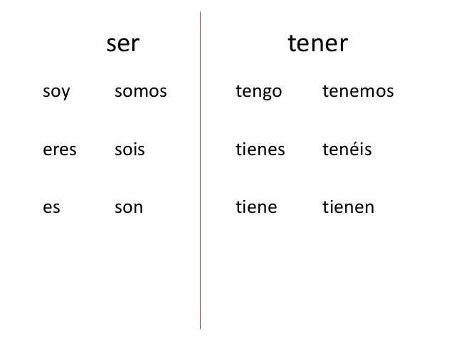 Soy Eres Es Somos Son Goimages Zone