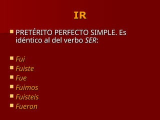 Presentacion Verbos irregulares esenciales.ppt